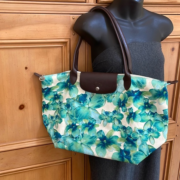Longchamp | Bags | Rare Authentic Longchamp Le Pliage Tote Shoulder Bag ...